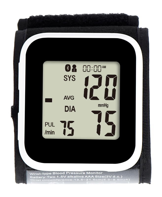Rechargeable Li Battery High Accuray Wrist Blood Pressure Monitor with ...